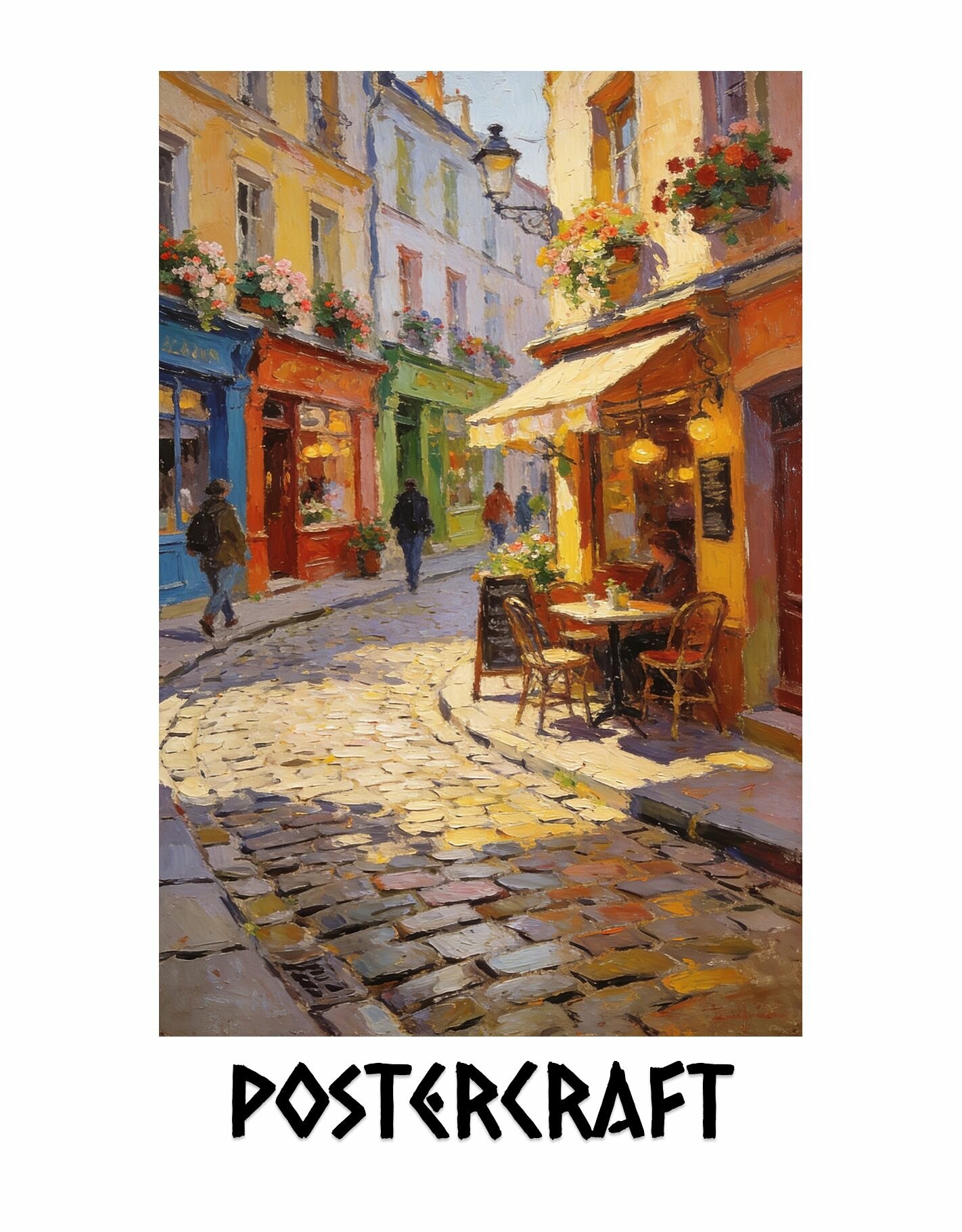 Постер "Уютные Улочки", 29.7х42см, А3, глянцевый