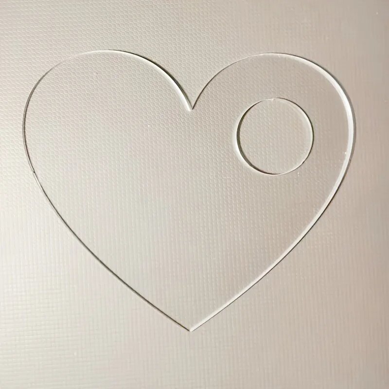 Акриловая палитра для макияжа Heart
