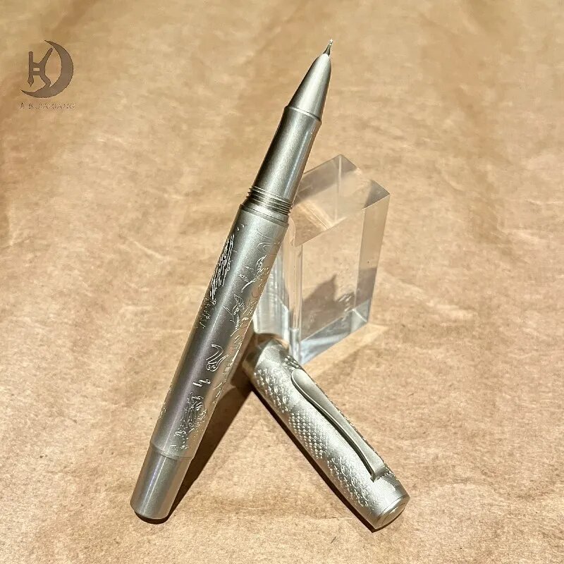 Ручка шариковая Yongsheng, старинное серебро, 0.38 мм