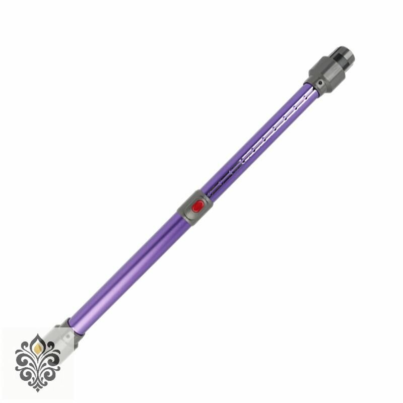 Телескопическая удлиняющая трубка для пылесоса Dyson V7/V8/V10/V11, металлическая проводящая штанга фиолетовая