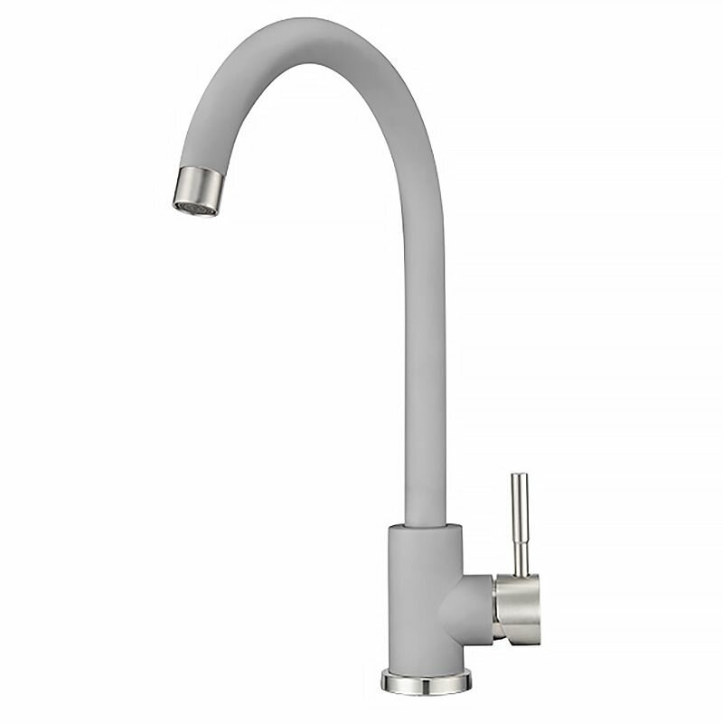 Смеситель для кухни Point PN3101AL серый