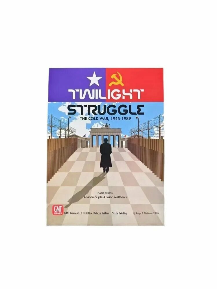 Twilight struggle the cold war-Английская настольная игра для двух игроков Cold War Hot Fight