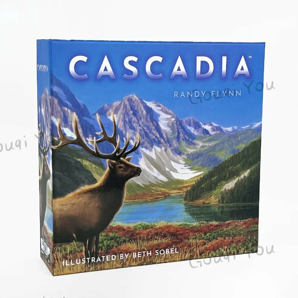 Cascadia Создай Экосистему Тихоокеанского Севера: Головоломка с Животными Настолка 1-4 игроков 45 мин