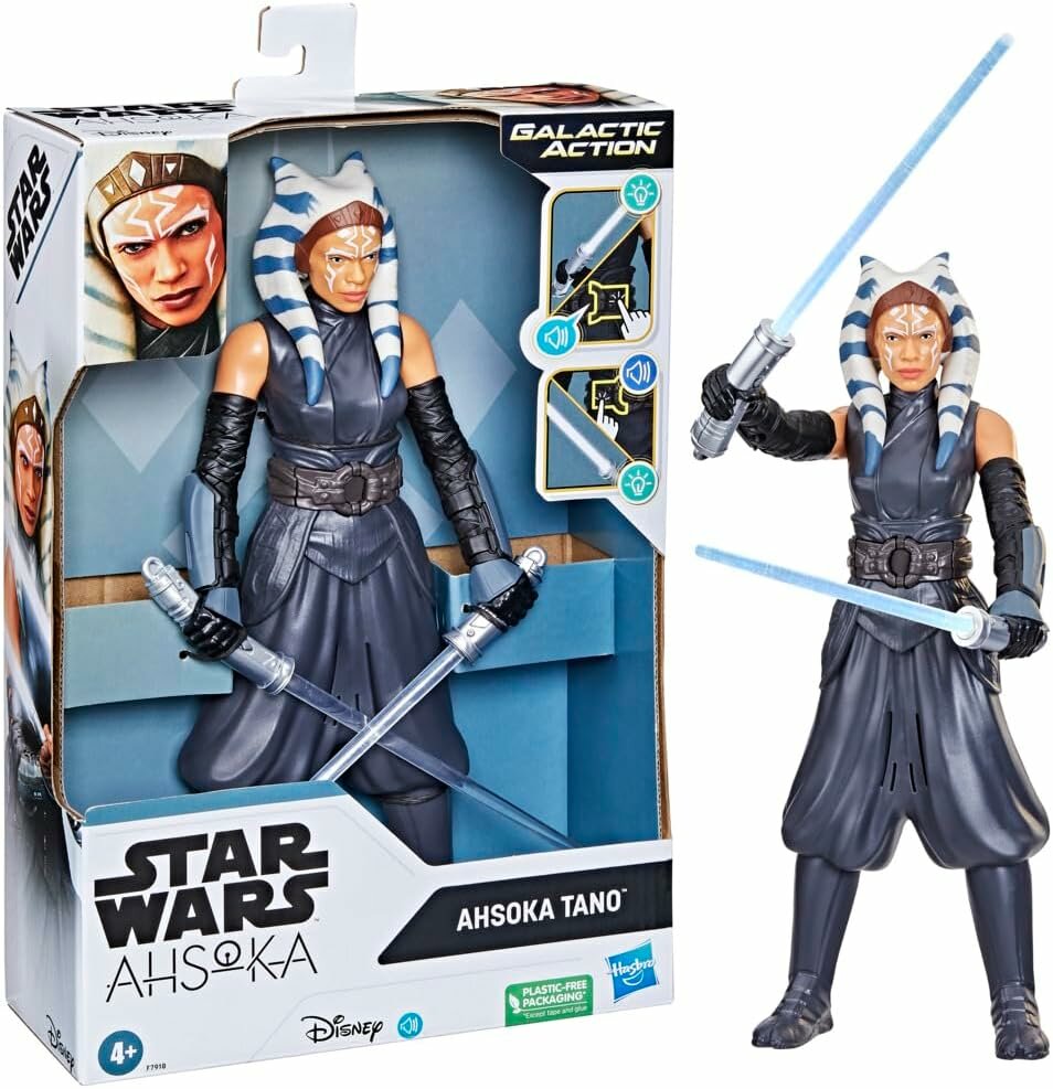 Интерактивная фигурка Star Wars Асока Тано F7918, свет, звук