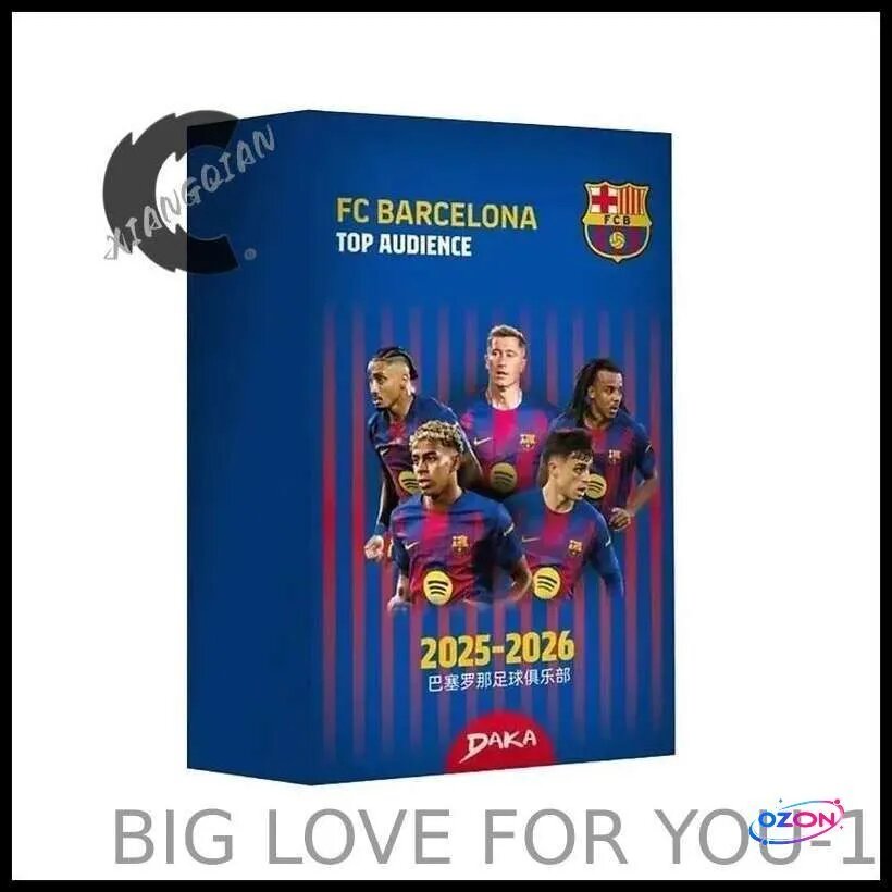 Футбольные карточки DAKA 25-26 (Барселона, Futbol Club Barcelona), коллекционные, TOP AUDIENCE
