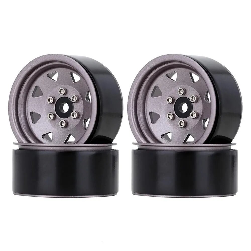 1.9" Диски для внедорожника SCX10, Титановый цвет