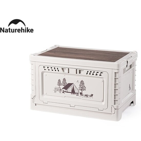 Naturehike Ящик туристический 50 л, трансформер, со столешницей, бежевый CNH22SN019-ML50