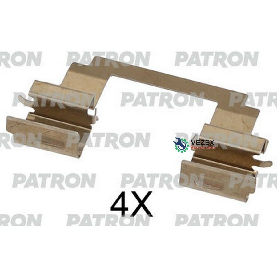 PATRON PSRK1306 Комплект монтажный тормозных колодок дисковых TOYOTA: MATRIX 01-04 PSRK1306