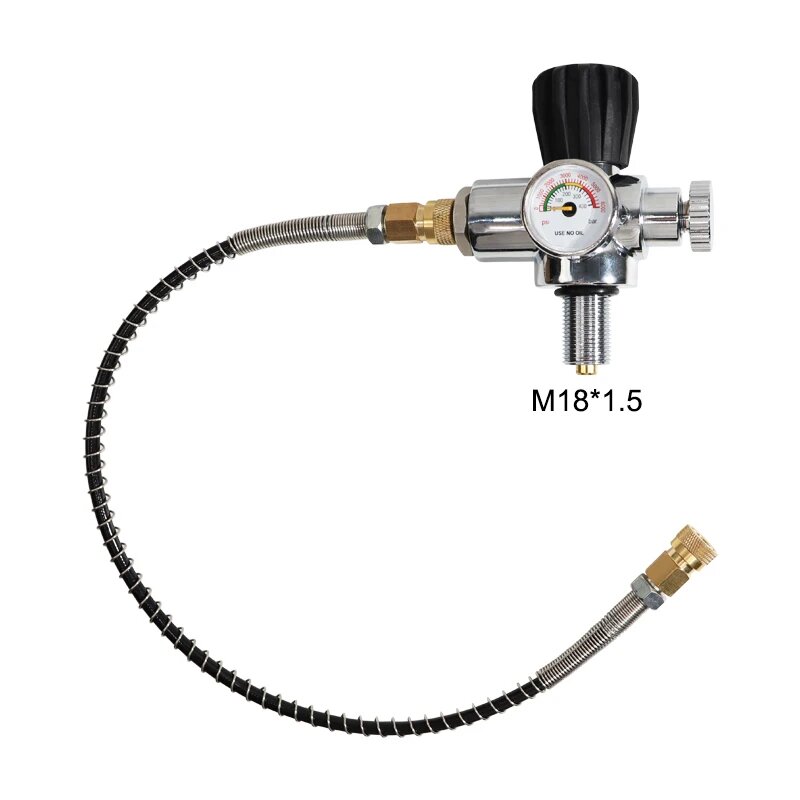 Регулятор давления HPA с шлангом M18*1.5
