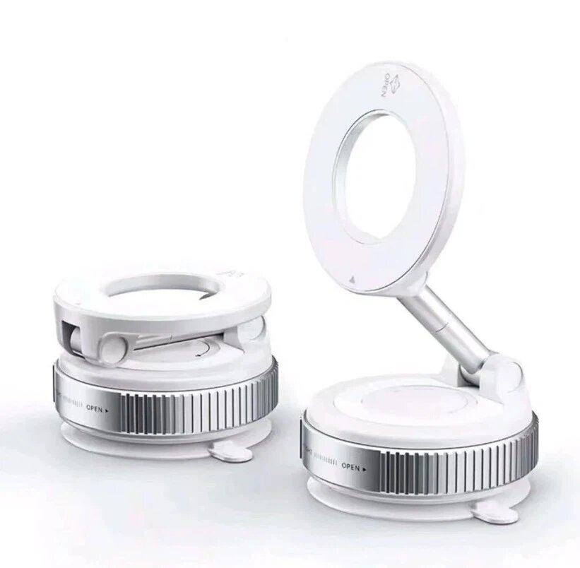 Магнитный держатель для телефона, серебряный, White 1pc