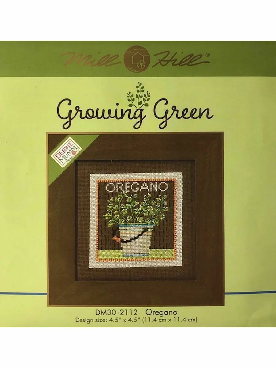 Набор для вышивания бисером "Oregano" (11х11 см.) / Mill Hill DM302112