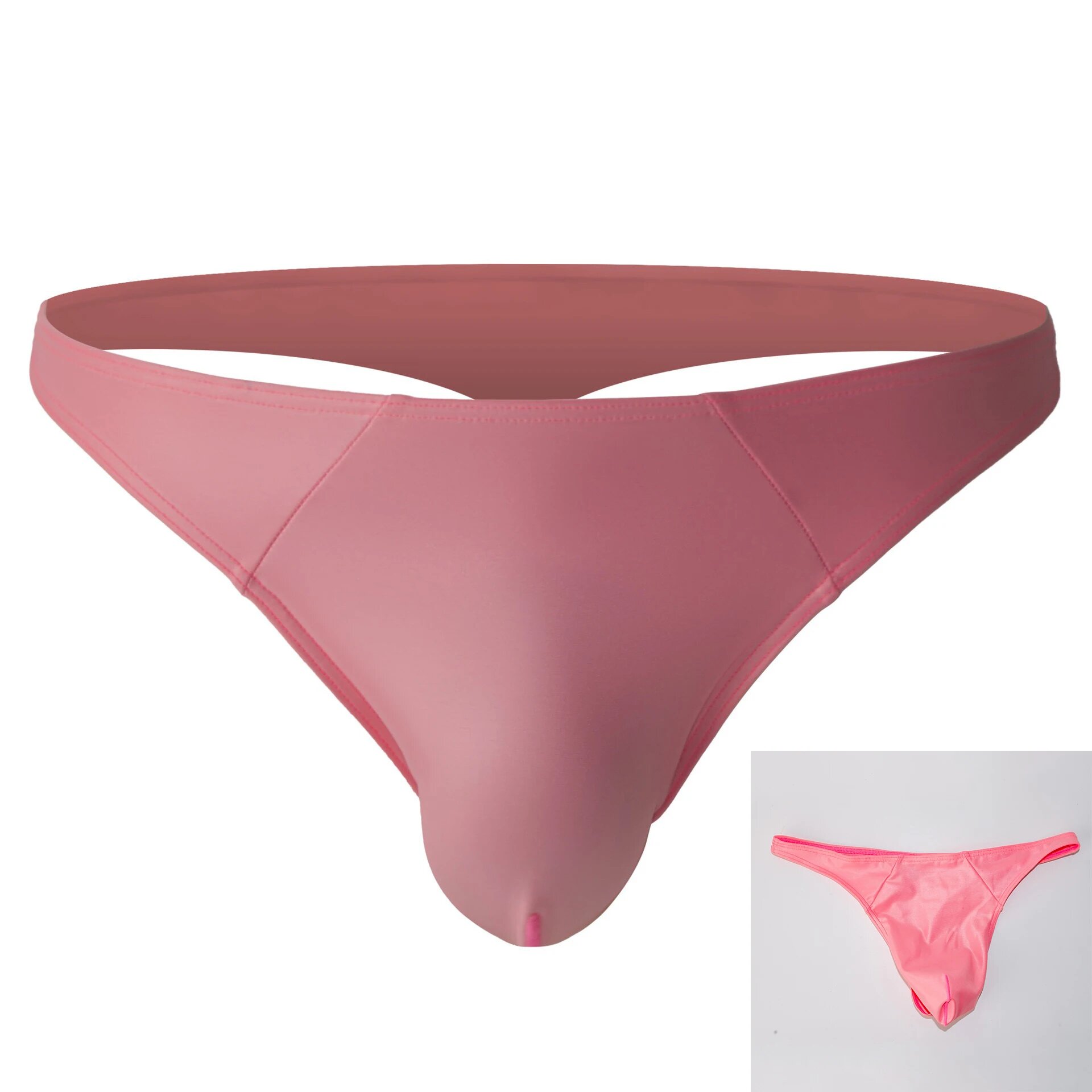 Мужские стринги из полиэстера и спандекса Розовый, 2XL, Pink