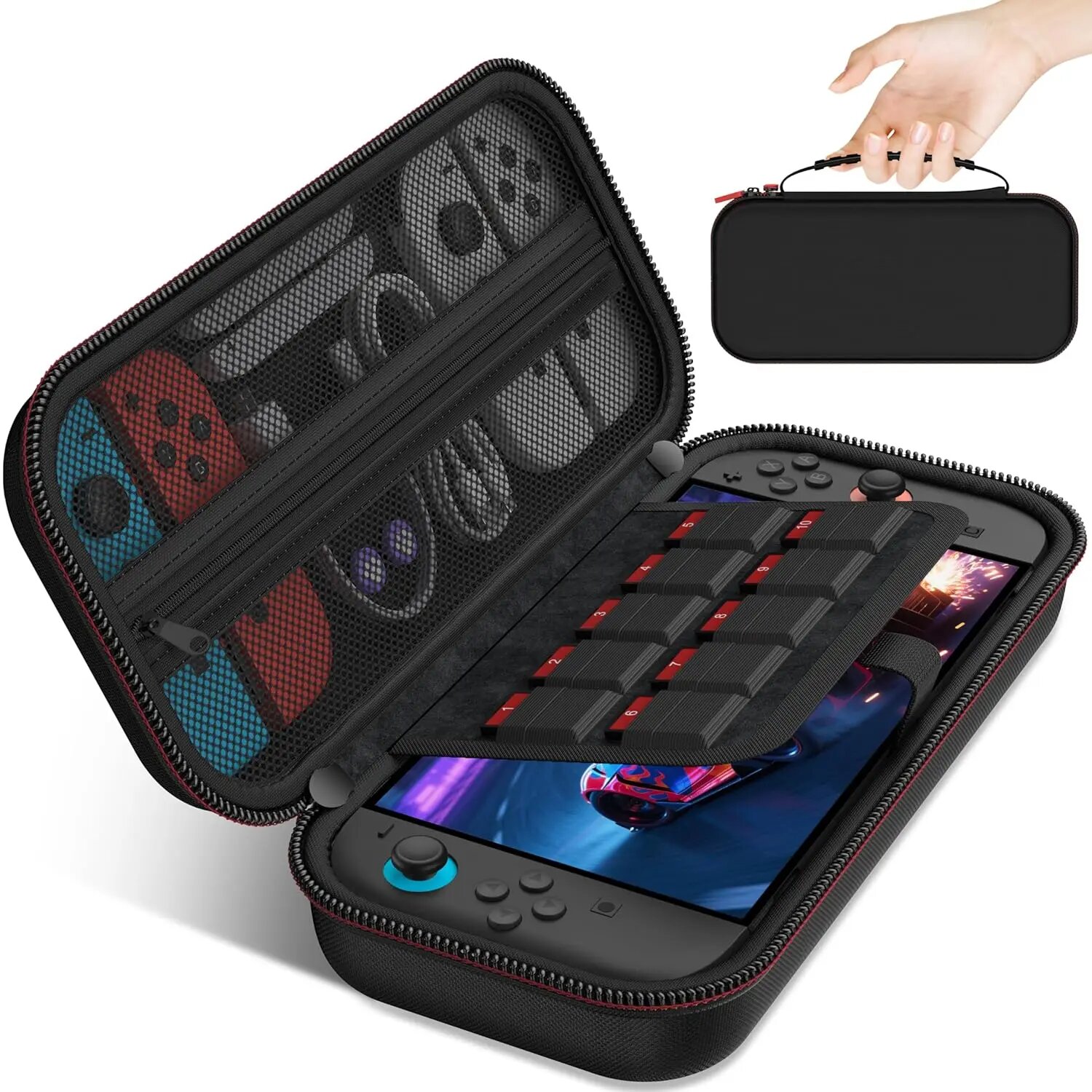 Чехол для Nintendo Switch 2 (2025) с пленкой для экрана black