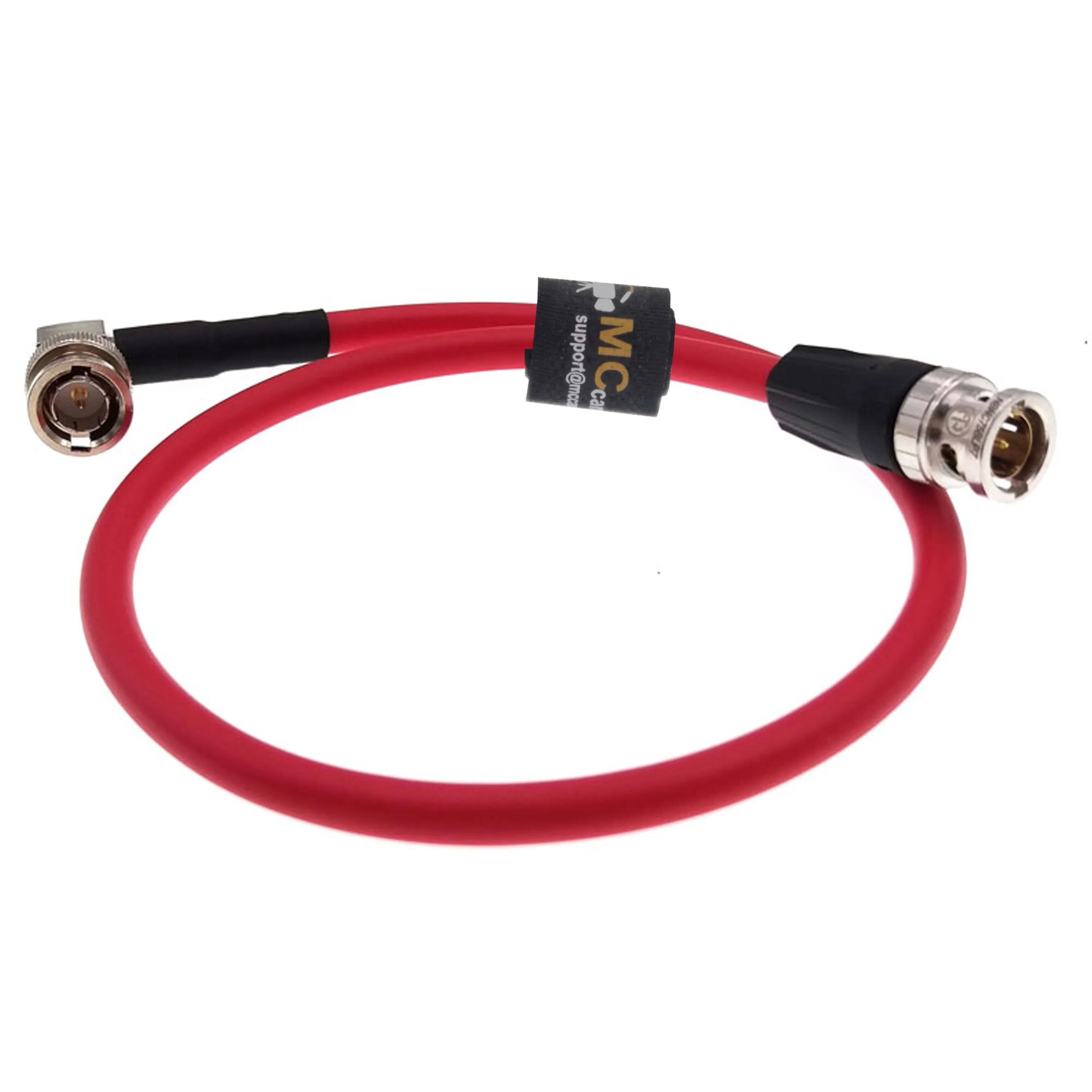 MCCAMSTORE 12G SDI кабель BNC-BNC для камеры 4K 40cm, Красный, Red