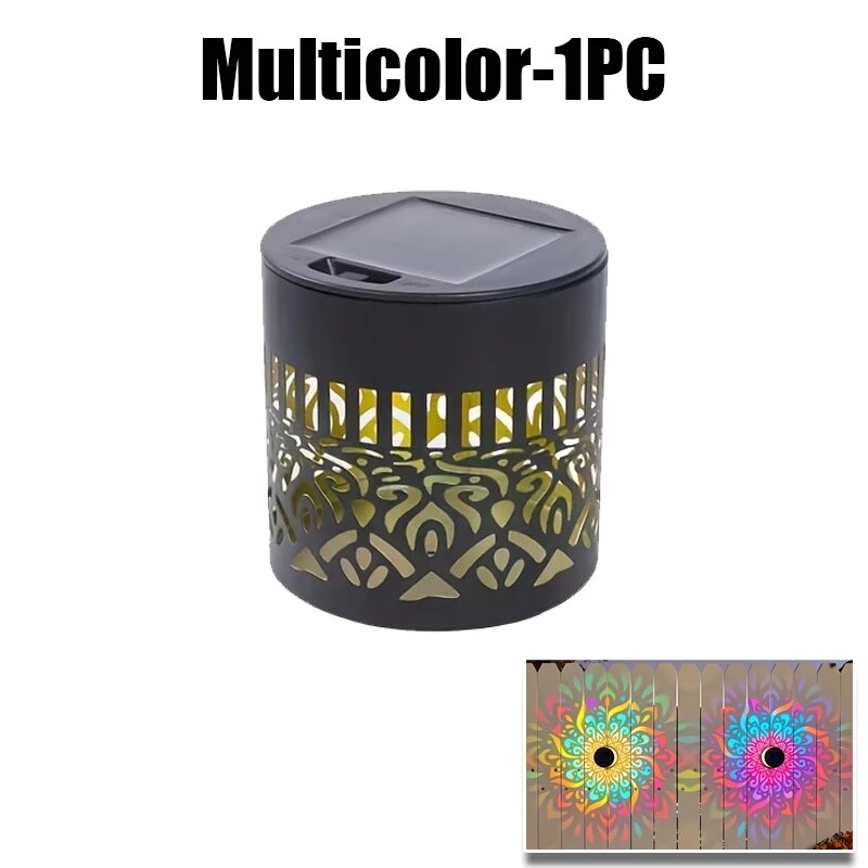 Солнечный светильник-мандала Multicolor-1PC
