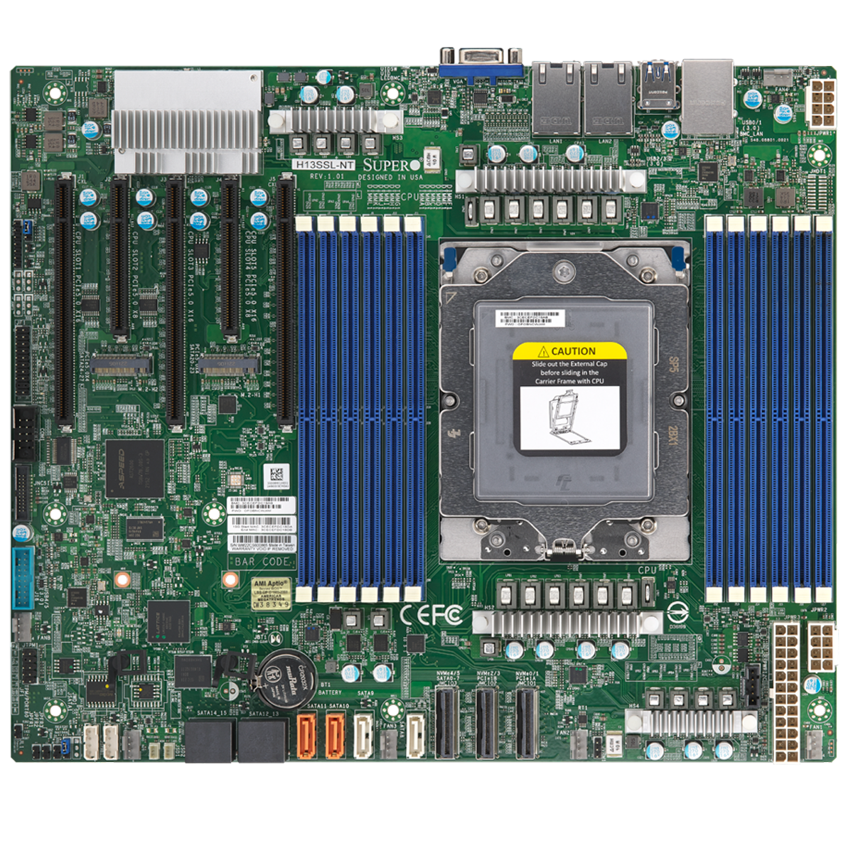 Материнская плата SuperMicro Материнская плата SuperMicro MBD-H13SSL-NT-B уц-1