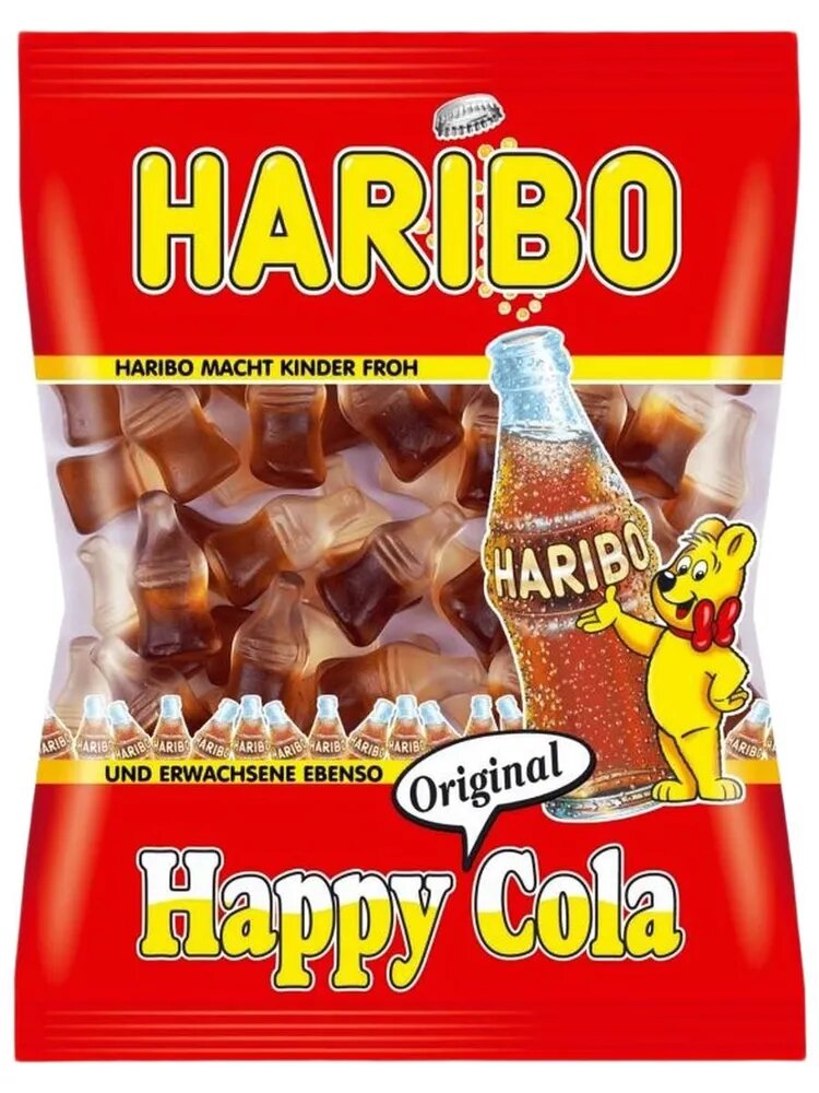 Мармелад жевательный Haribo Happy Cola 175 грамм Германия