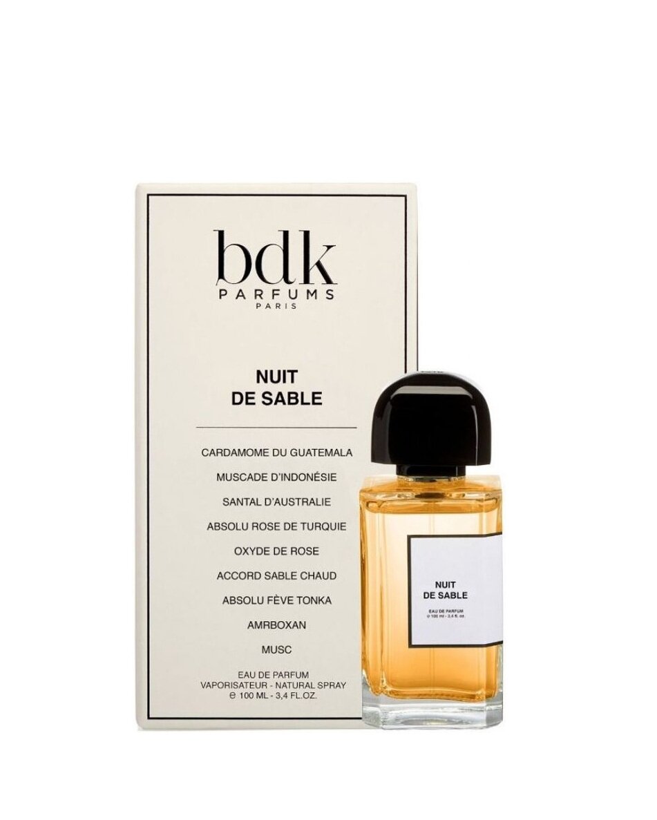 BDK Parfums Nuit de Sable 100 мл парфюмерная вода для мужчин и женщин, восточные, пряные