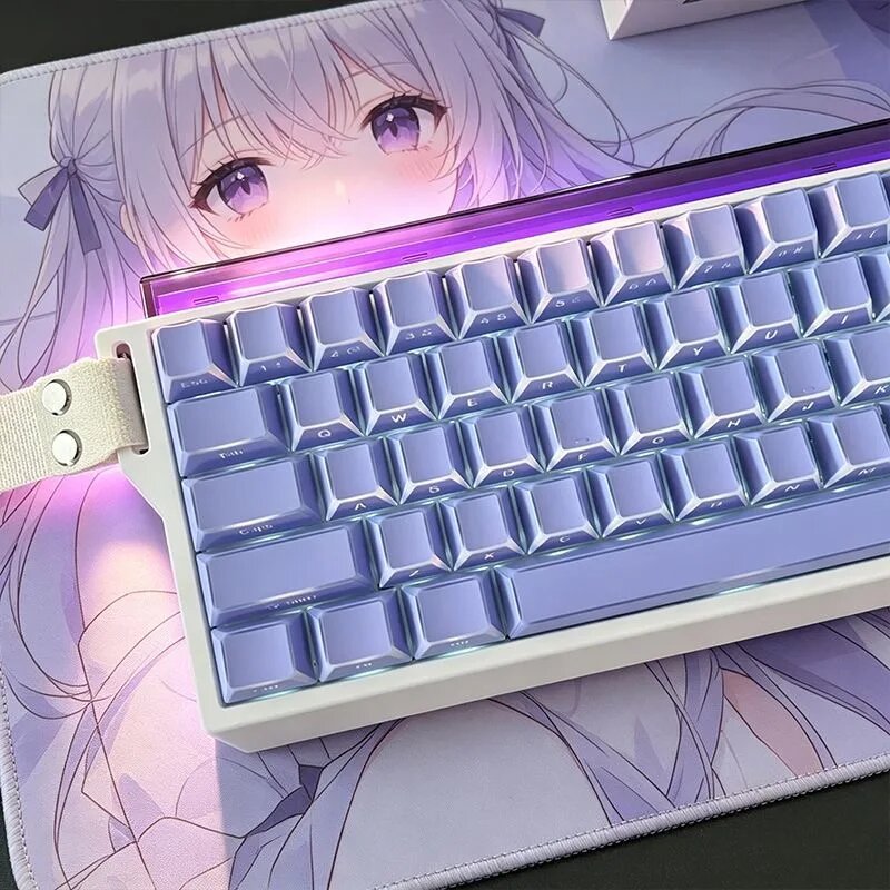 Кейкапы Pink 132 Keys PBT Cherry Profile — фото 1