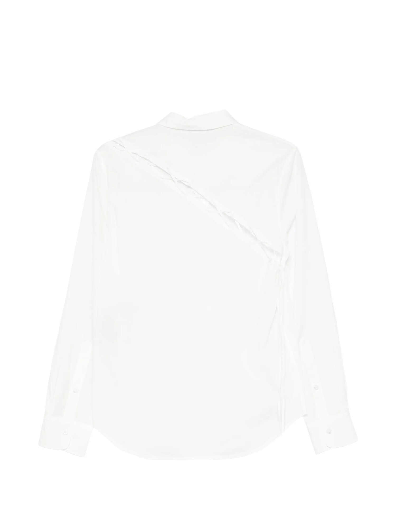 Рубашка Ann Demeulemeester Lais, размер 42, бежевый/белый — фото 1