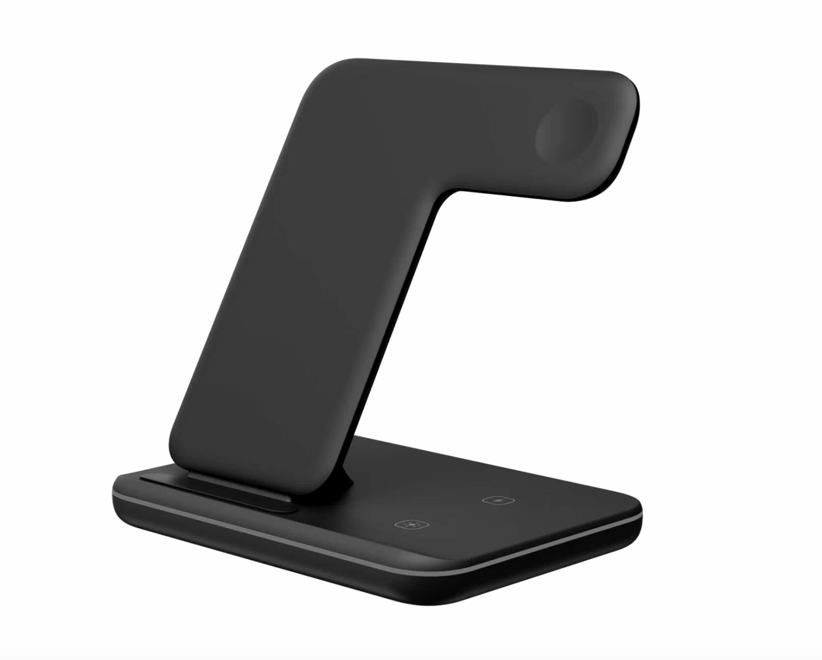 Быстрое беспроводное зарядное устройство 3 в 1 MyPads для Apple iPhone 12-13 Pro Max и телефонов часов Apple Watch всех серий наушники AirPods 1 2 Pro + Быстрое USB QC-3.0 зарядка в комплекте.