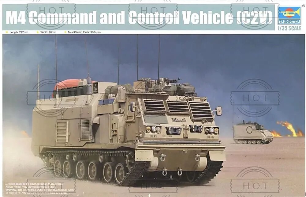 Trumpeter 01063 1/35 M4 Командно-штабная машина (C2V) 2019 Самолеты