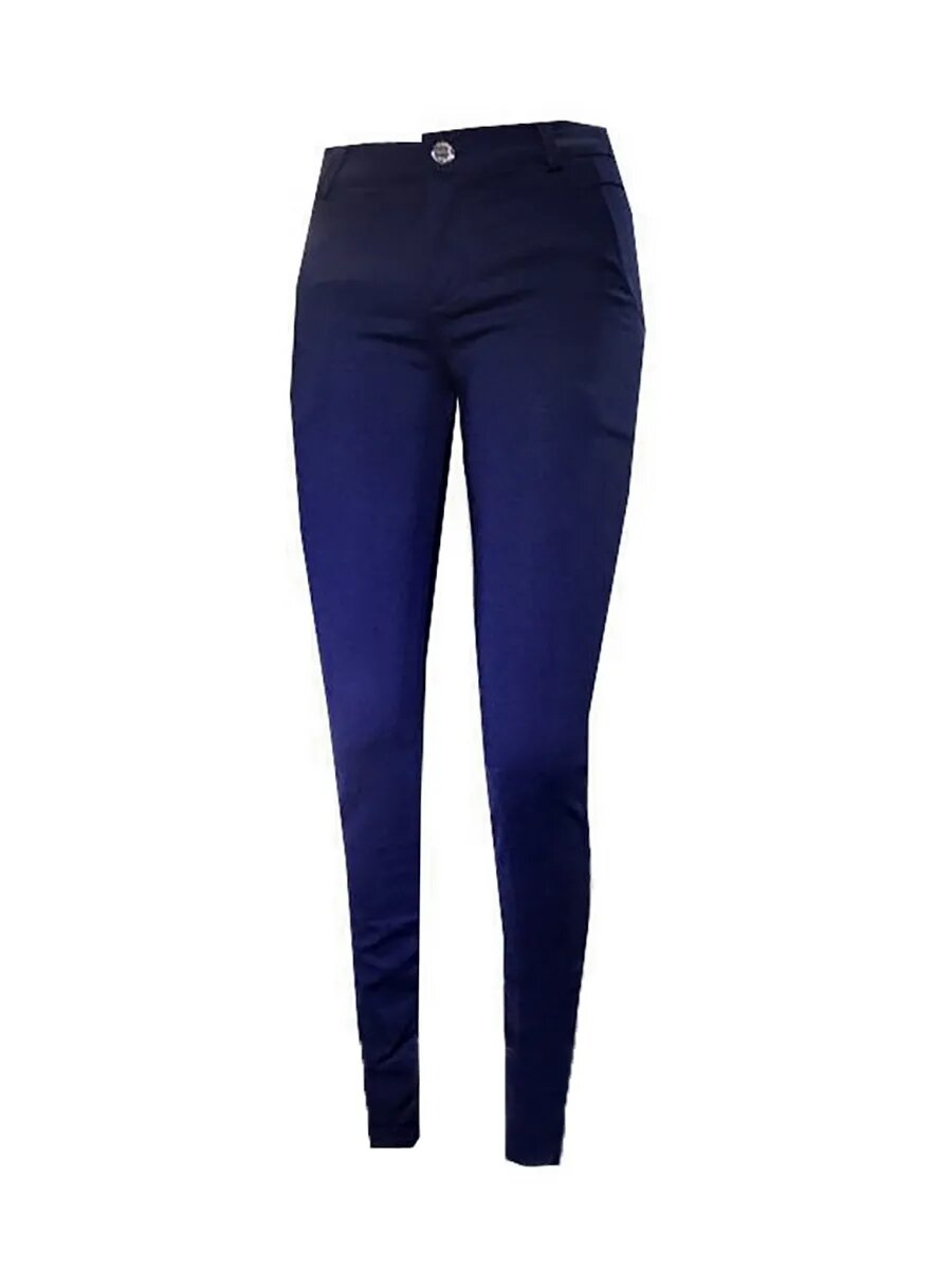 Брюки классические Yuke jeans, размер 27/170, темно-синий/синий — фото 1