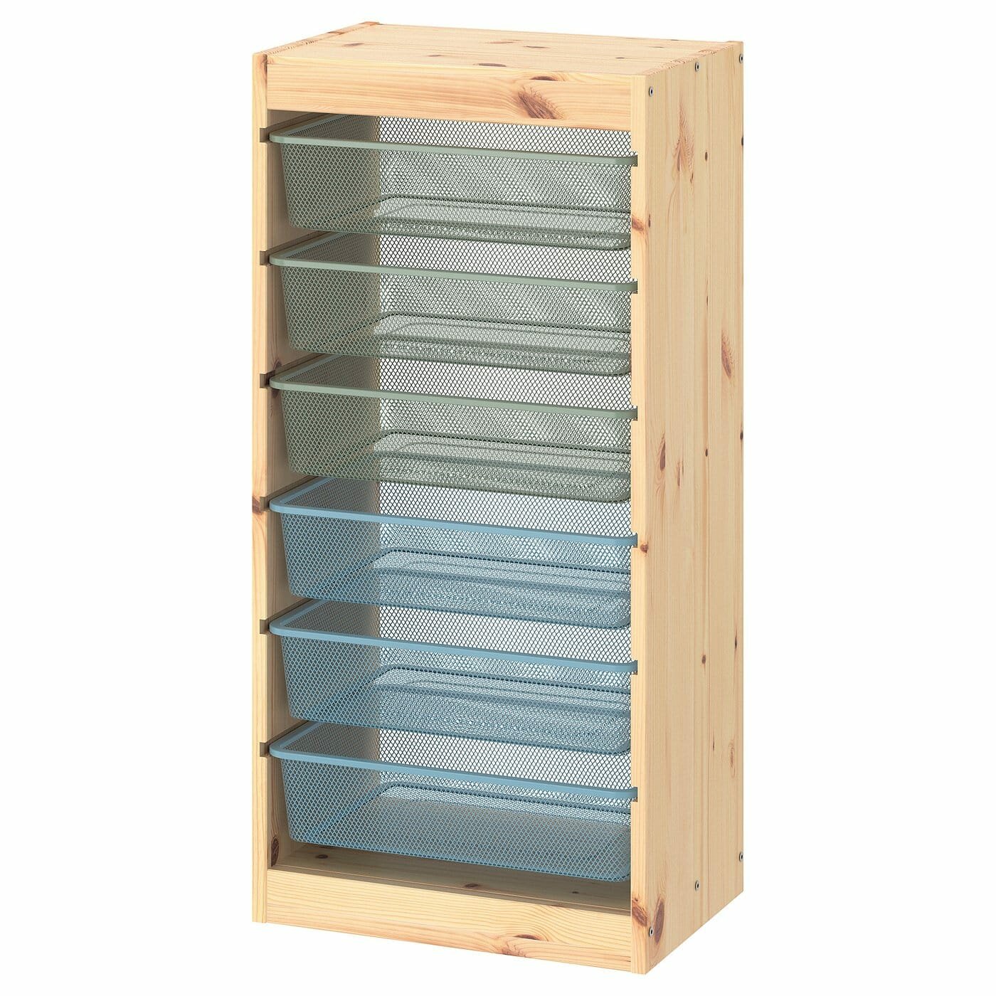 Стеллаж IKEA TROFAST, белый, 44x30x91 см 294.774.88