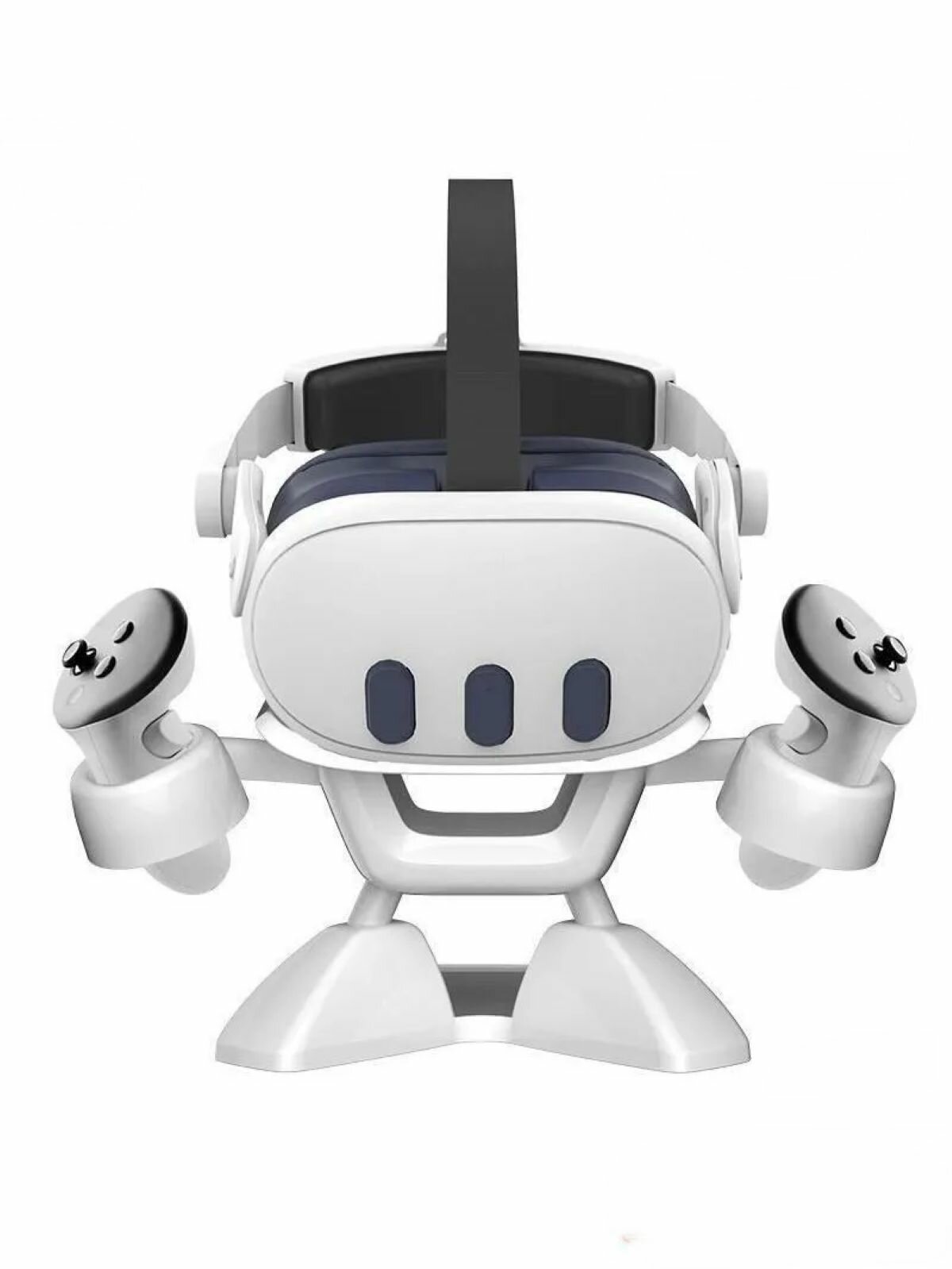 Подставка для шлема VR и контроллеров Oculus Quest 2, 3, 3S, Pico 4, HTC Белая