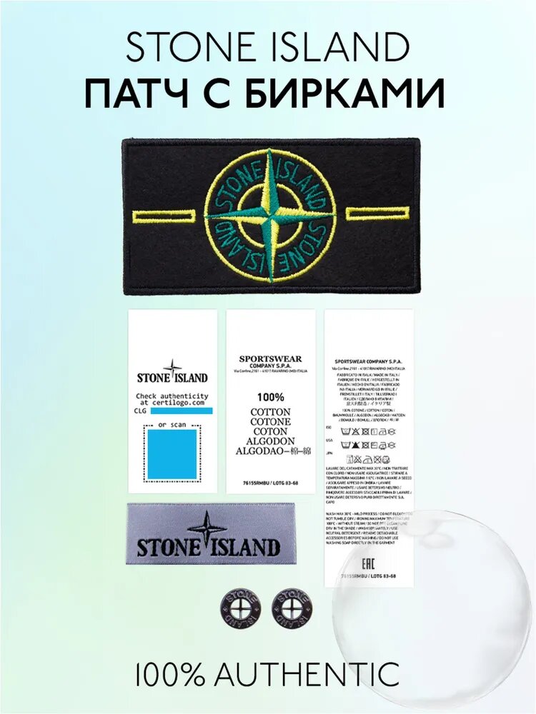 Патч с набором бирок