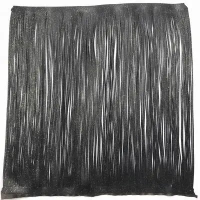 Силиконовые ножки Jujufly для вязания мух Черный, sparkle black