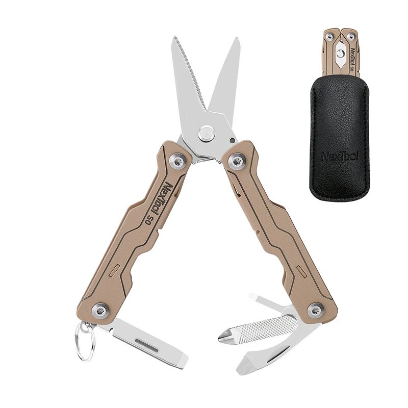 NexTool Sailor S0 8-в-1 мини-мультитул khaki