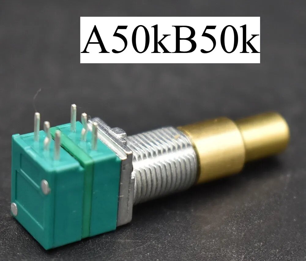 Регулятор громкости/тона для электрогитары (шестипинный потенциометр) + двухслойный двойной переключатель для баса