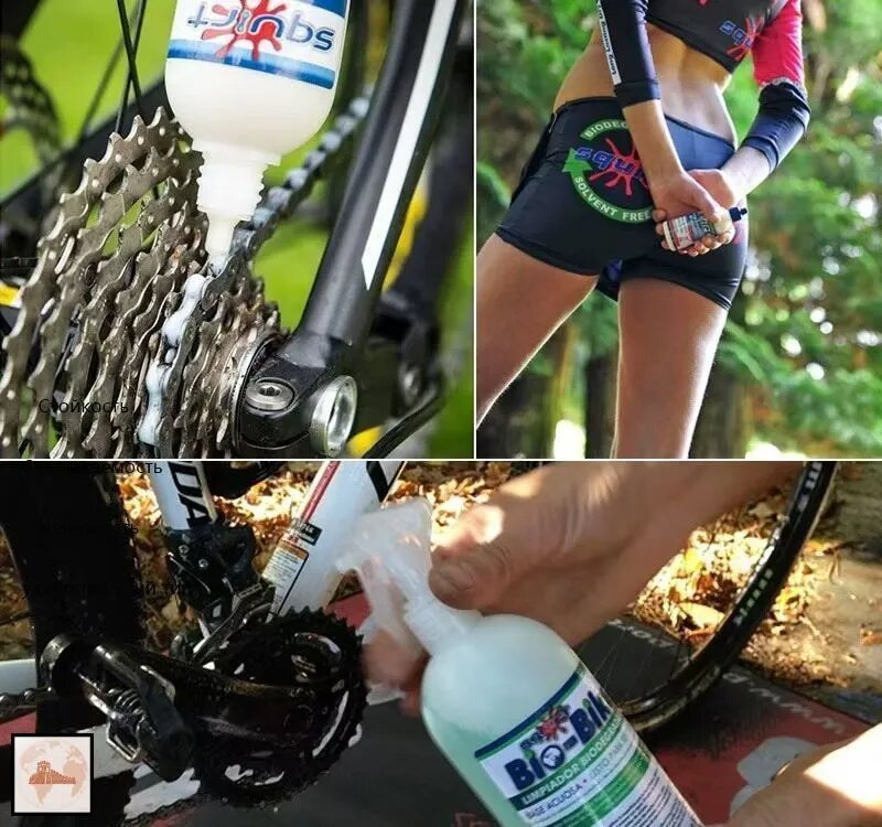 Велосмазка Squirt Low Temp 120 мл, низкотемпературная, для цепей, ЮАР