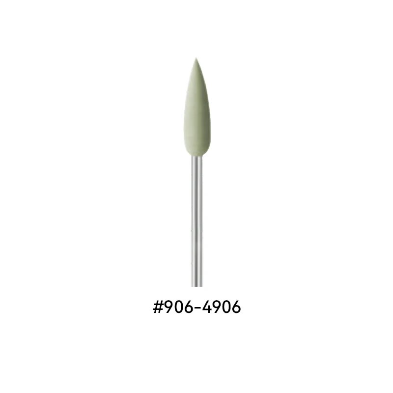EVEFLEX Полировальные точки силиконовые 5,5x18 мм для Dremel 10 шт. Зеленый, EXTRA FINE 10PCS