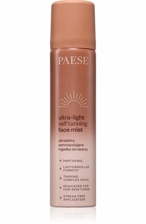 Автозагар Paese Ultra-light Self Tanning Face Mist, 75 мл