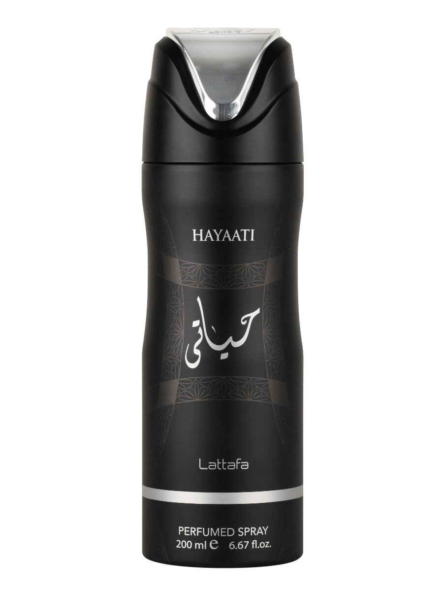 Lattafa Perfumes Hayaаti Парфюмированный дезодорант спрей мужской, 200 мл