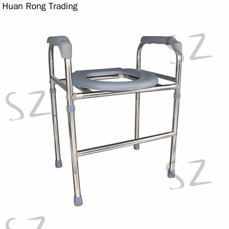 Насадка на унитаз Huan Rong Trading после операции, для людей с ограниченными возможностями, серебристый