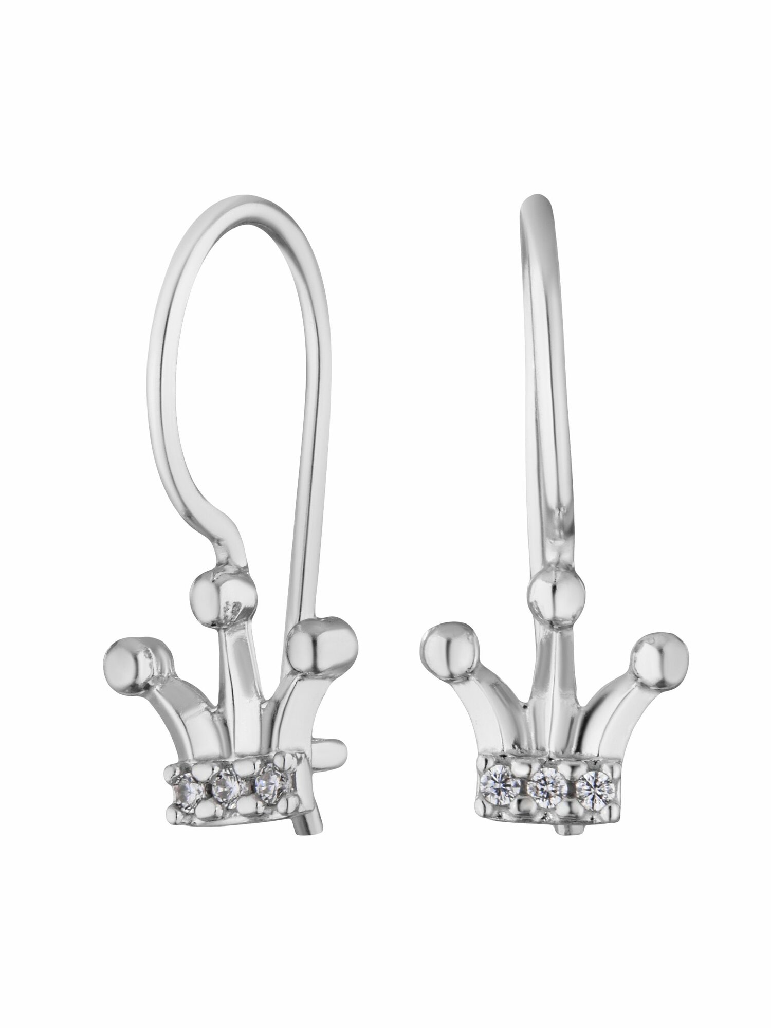 Серьги, 925 проба, фианит