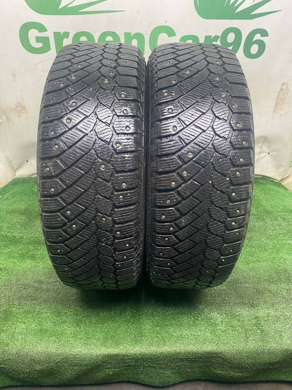 Комплект (2 шт) зимних БУ шин Continental ContiIceContact 215/60 R16 20% износ ICQ412577