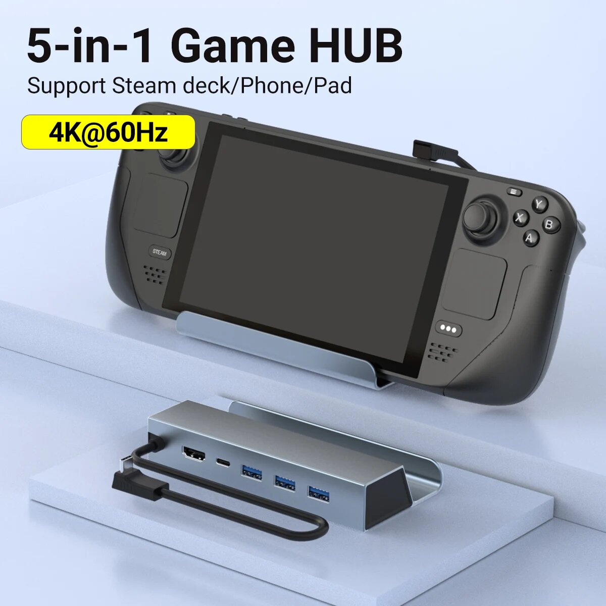 USB-C Хаб 5-в-1 для Steam Deck