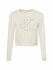 Свитер CALVIN KLEIN Logo-embroidered sweater, размер 34 EU, , белый