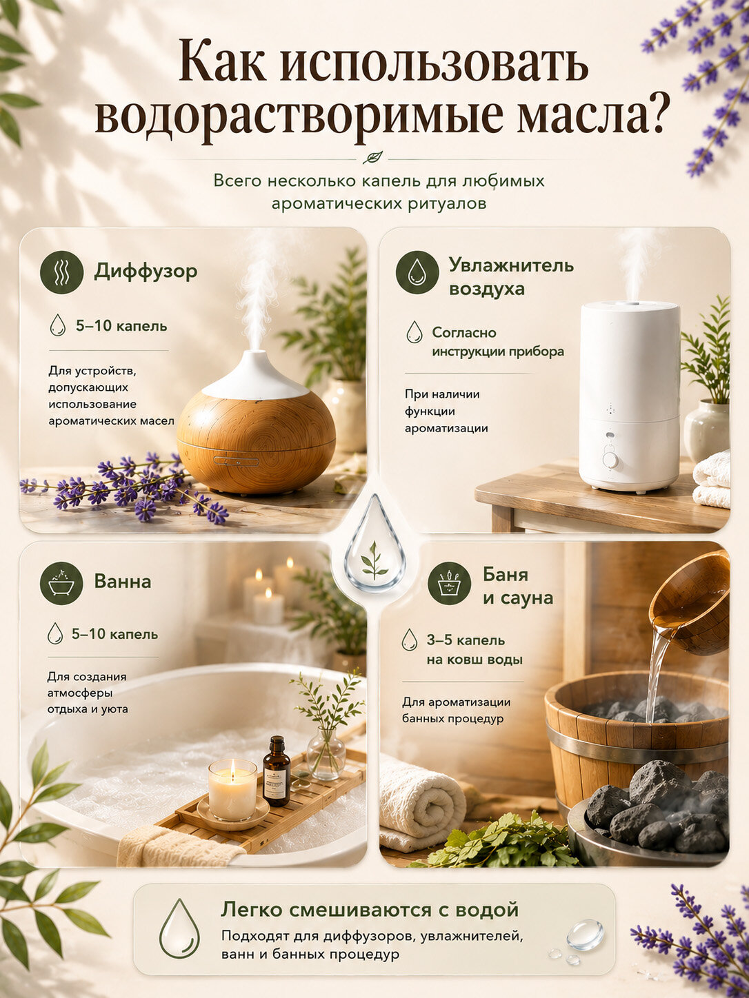 Selenta / Набор эфирных масел № 16 / 3 шт. по 30мл. / подарочный набор — фото 1