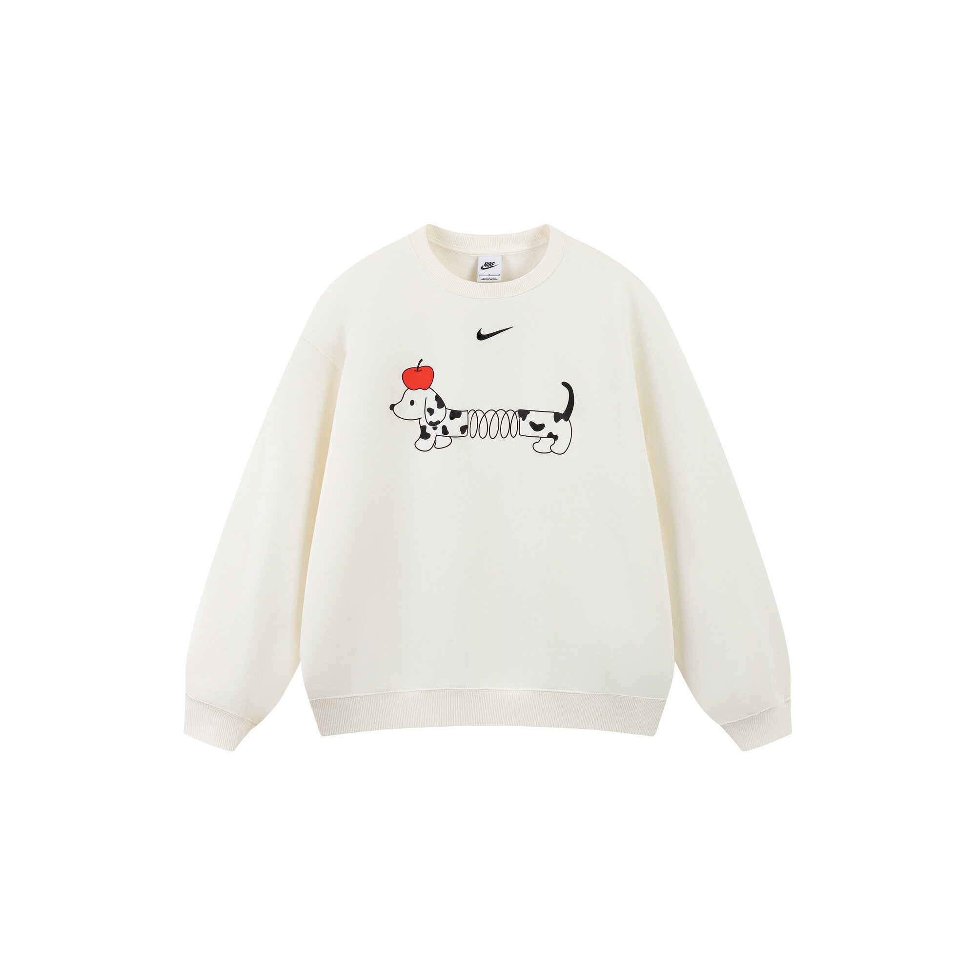 Толстовка NIKE Ivory Crew Neck Moderate Regular, 1 шт.