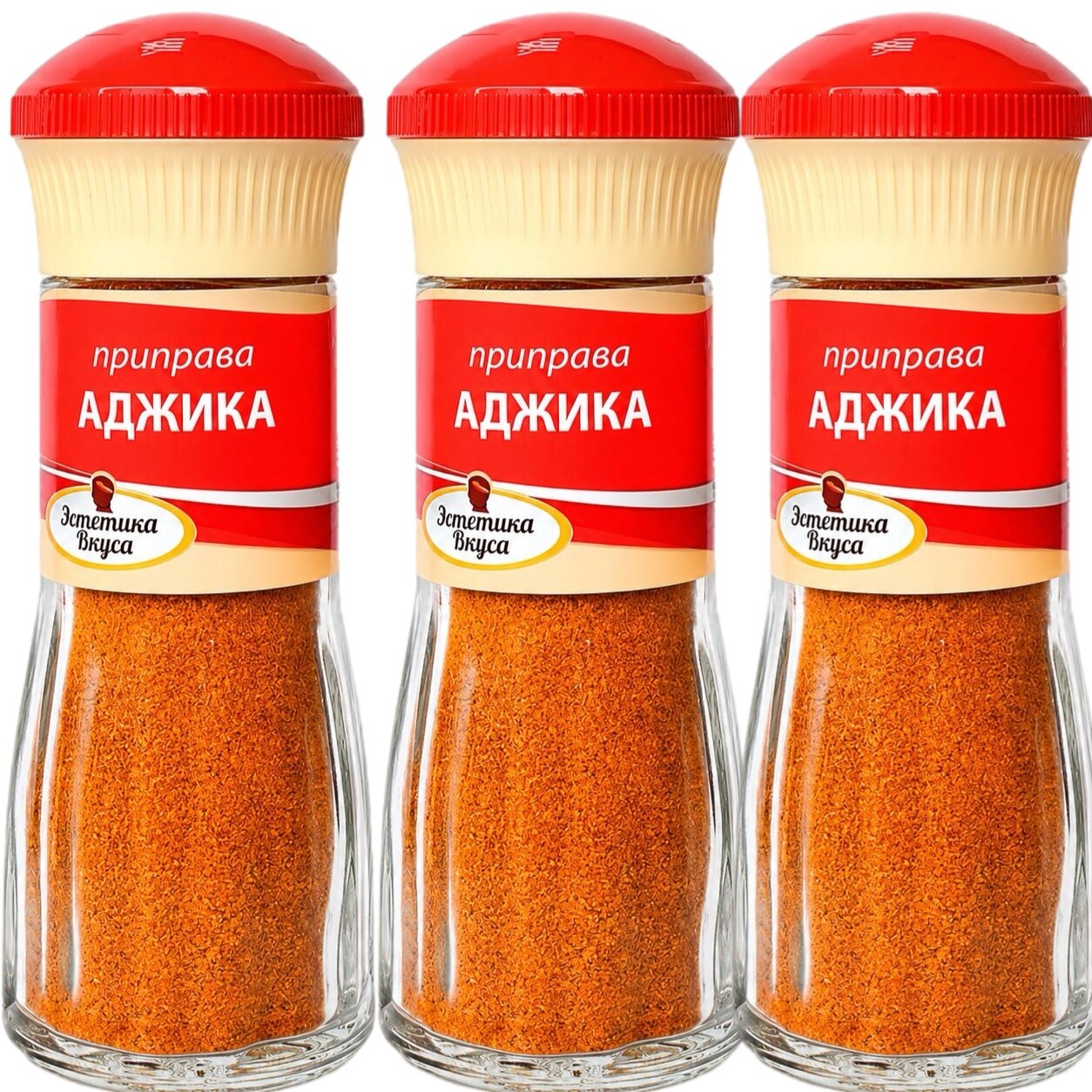 Приправа без соли "Аджика" 3 шт. по 30 гр. (сочетание пряностей и вкуса)