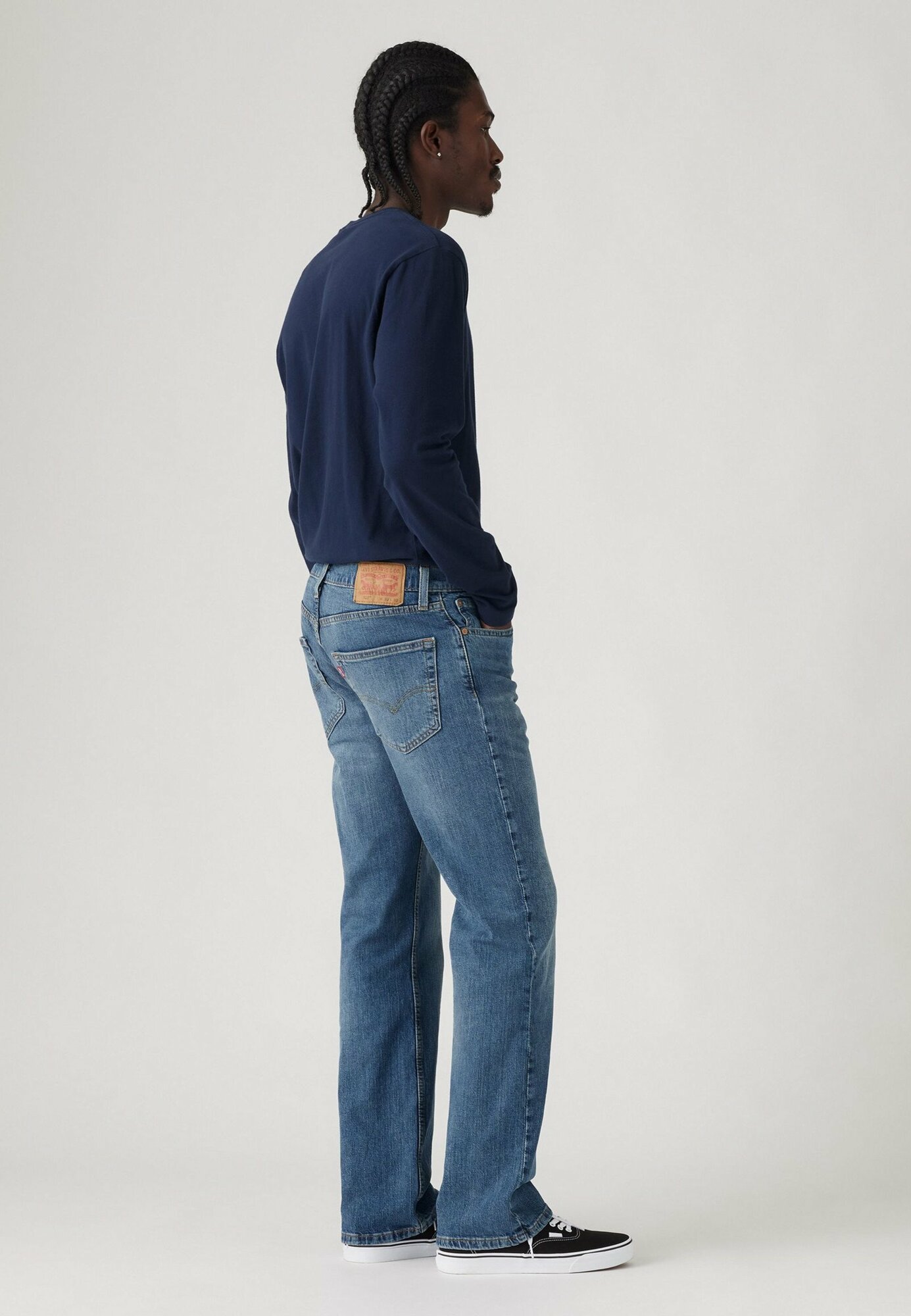 Джинсы клеш Levi's 527® SLIM BOOTCUT, размер 33X34, синий, голубой — фото 1