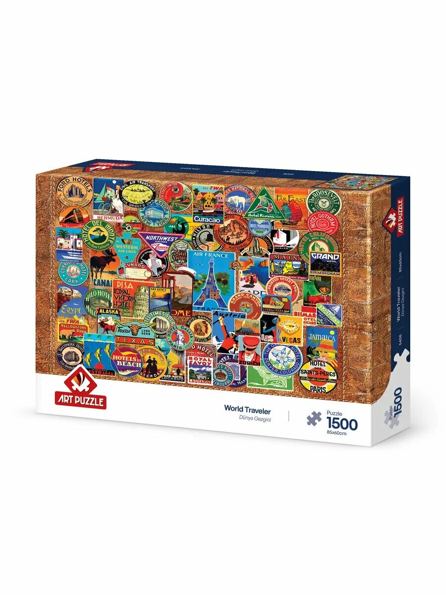 ART PUZZlE Мир путешествий. Коллаж 1500 дет.