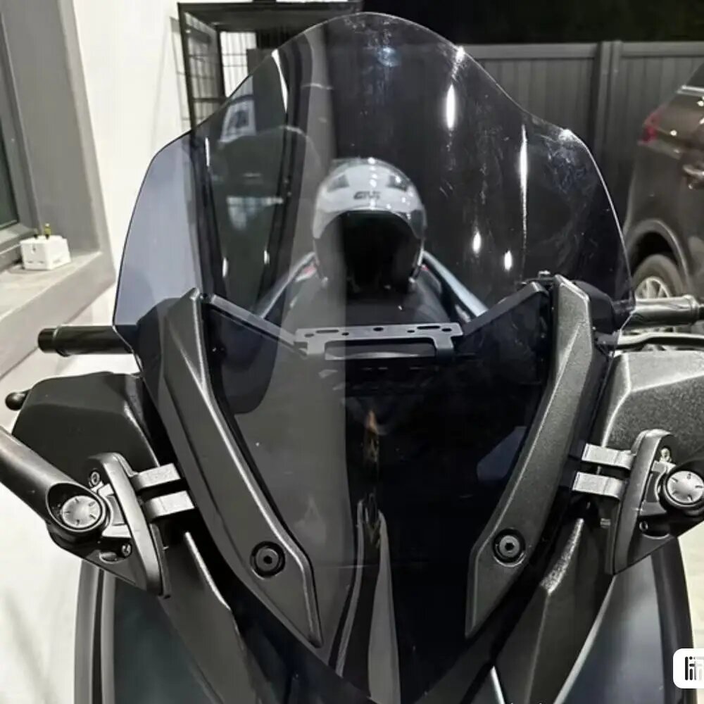 Лобовое стекло для YAMAHA XMAX XMAX 300 X-MAX 300 X-MAX 250 XMAX 300, лобовое Translucent Black