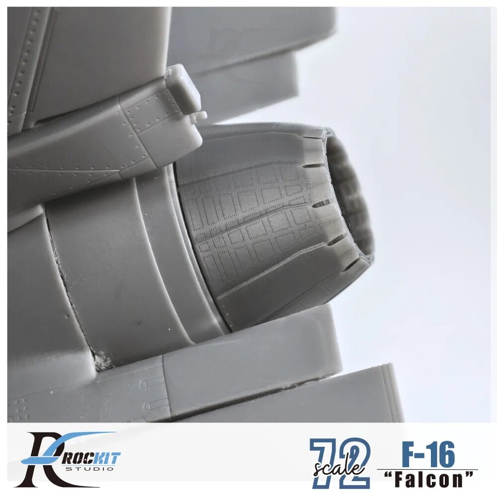 ROCKIT 720903 1/72 F-16 хвостовая сопла адаптирована для Tamiya (открытое государство)