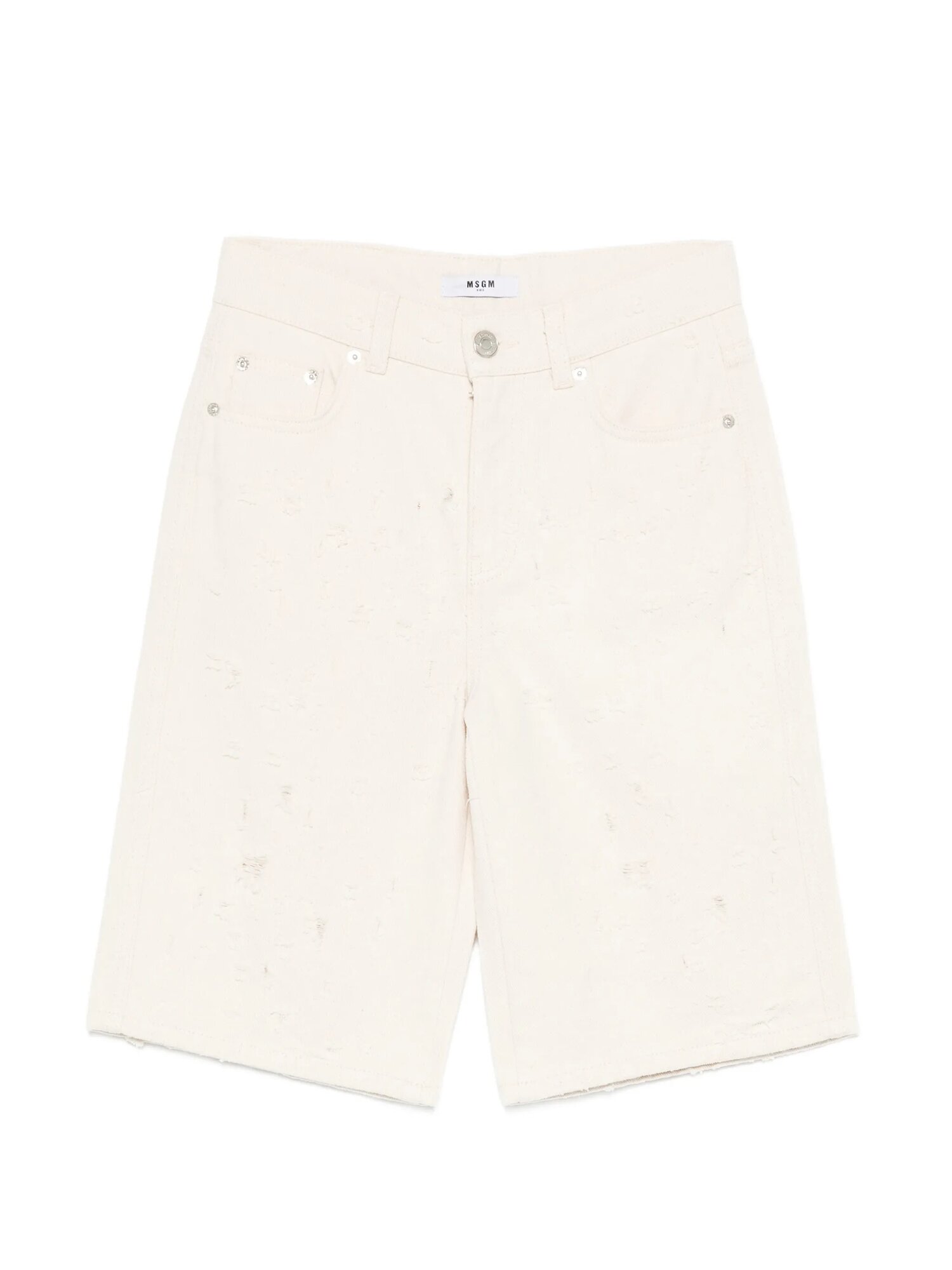 Шорты Bull distressed denim shorts